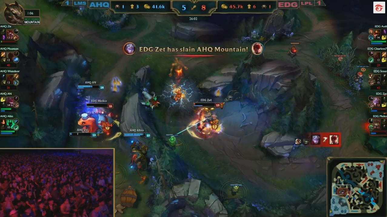 《英雄聯盟》亞洲對抗賽Day3，AHQ神逆轉EDG，LMS率先聽牌 | 4Gamers